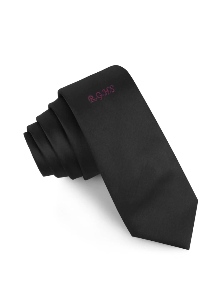Rotorua Girls School Tie Black | Rotorua Girls High School